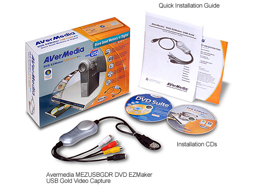 AVerMedia DVD EZMaker USB Gold MEZUSBGDR: MEZUSBGDR at BEST PRICE