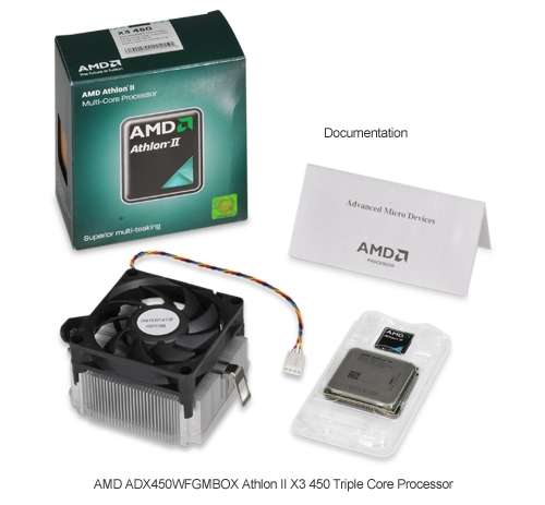 AMD Athlon II X3 450 3.2GHz Socket AM3 95W Triple-Core Desktop ...
